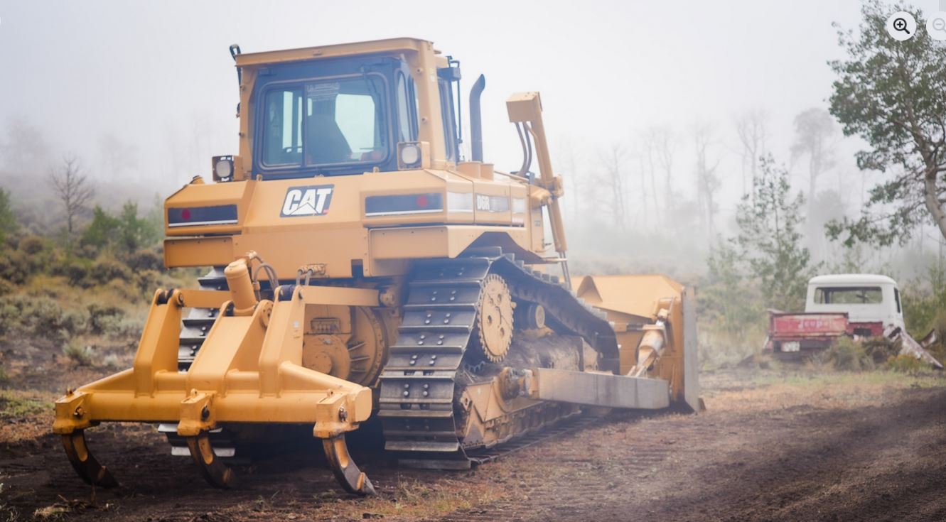 Photo: Taken on the constructed bulldozer line on the Southeast corner ...