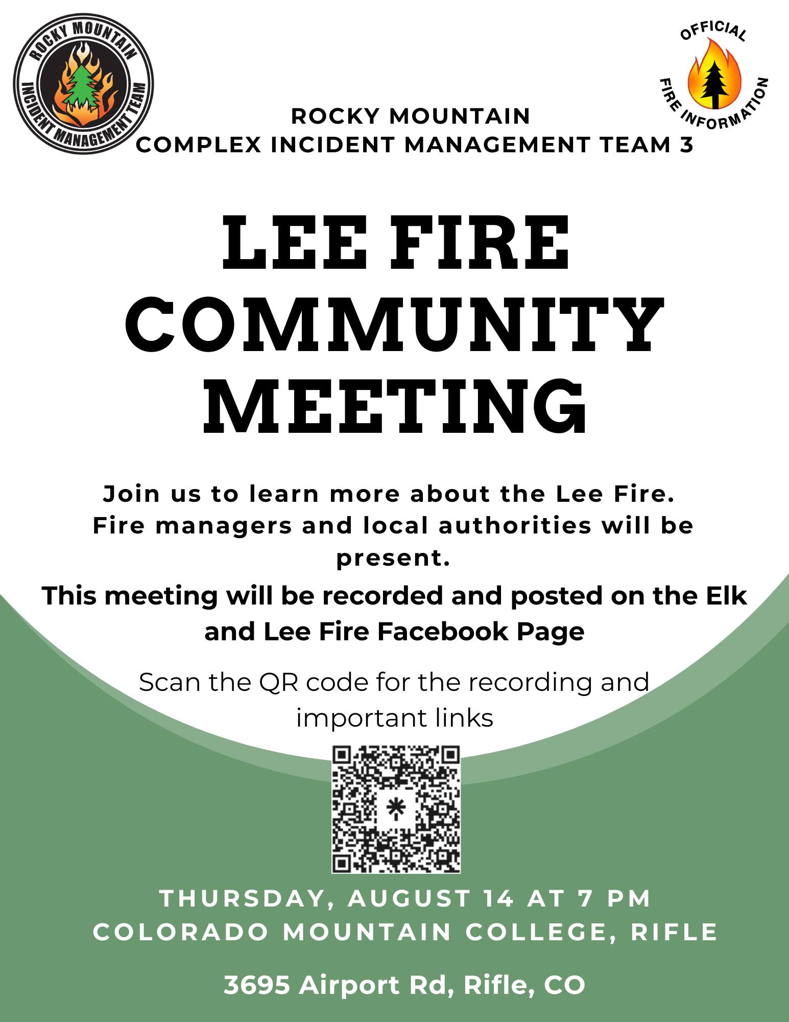 Reminder: Public Meeting Tonight – Garfield County Emergency Operations ...