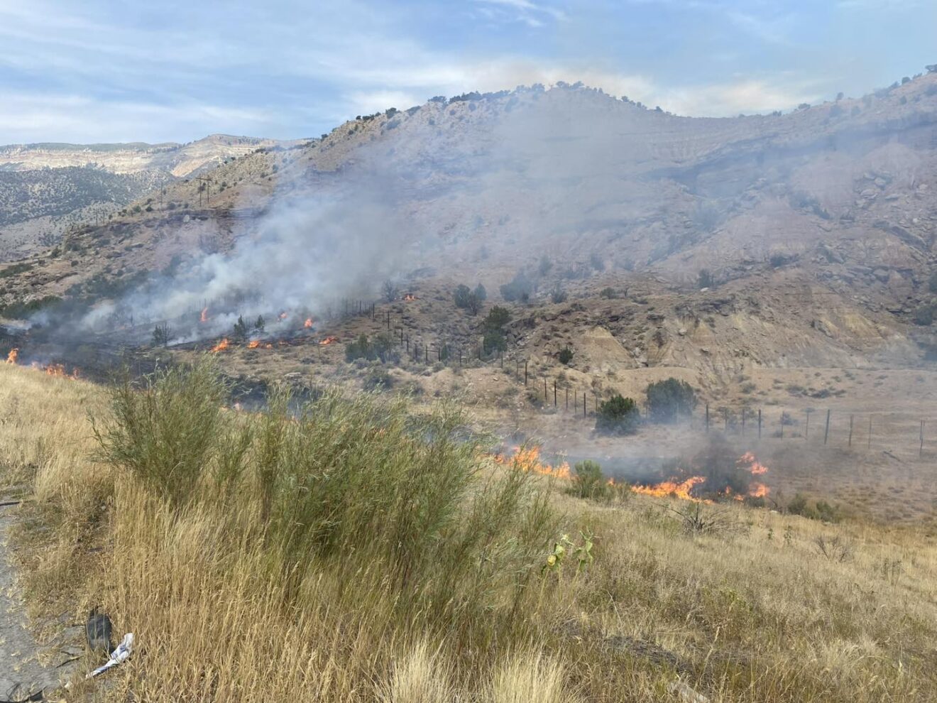 CRFR: Fire on westbound I-70 near Rulison – Garfield County Emergency ...